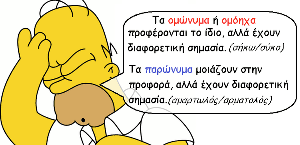"Μίλα μου για μήλα!" Ομώνυμα, παρώνυμα, όμικρον ή ωμέγα;